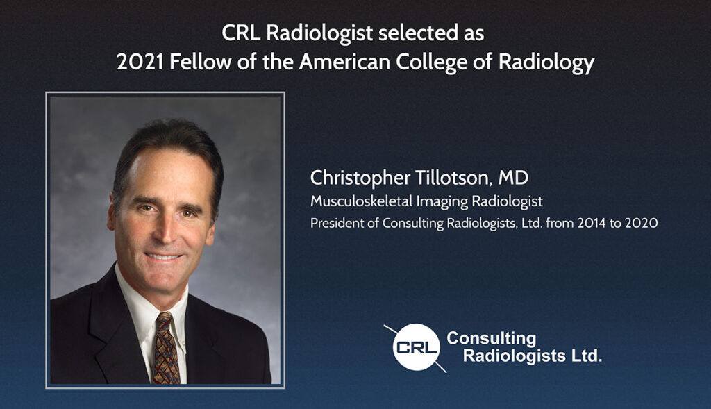 CRL congratulates Dr. Christopher Tillotson for selection as 2021 ...